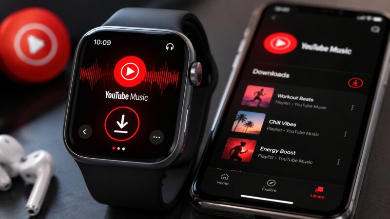 YouTube Music: Offline-Downloads für die Apple Watch offenbar in Arbeit